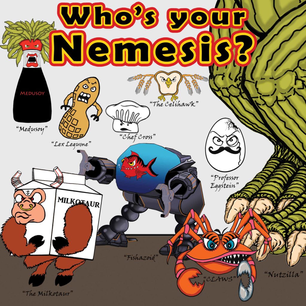 Meet the Food Allergy Villains - Allergy Superheroes Blog