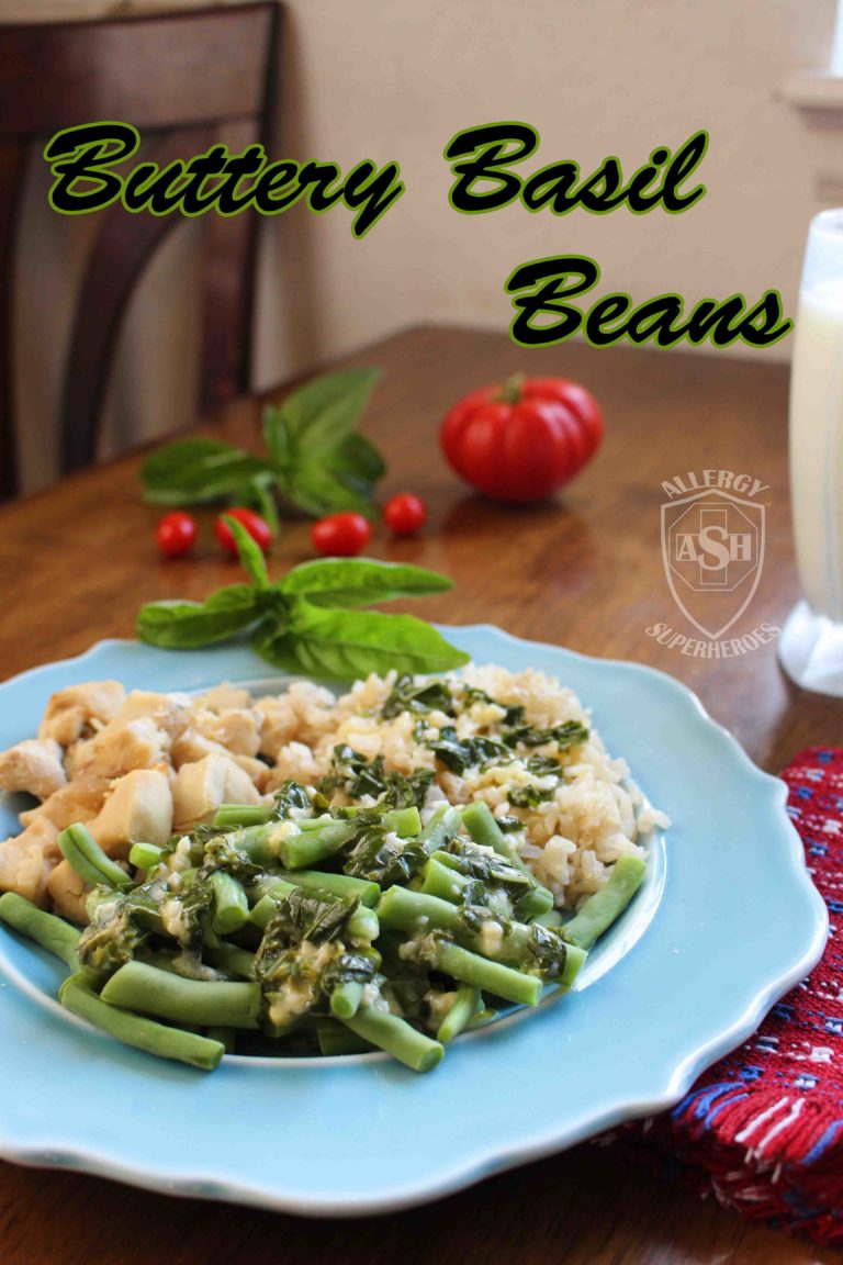 Buttery Basil Beans - Allergy Superheroes Blog