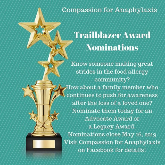 Love Remembers Day Trailblazer Award Nominations 2019 - Allergy ...